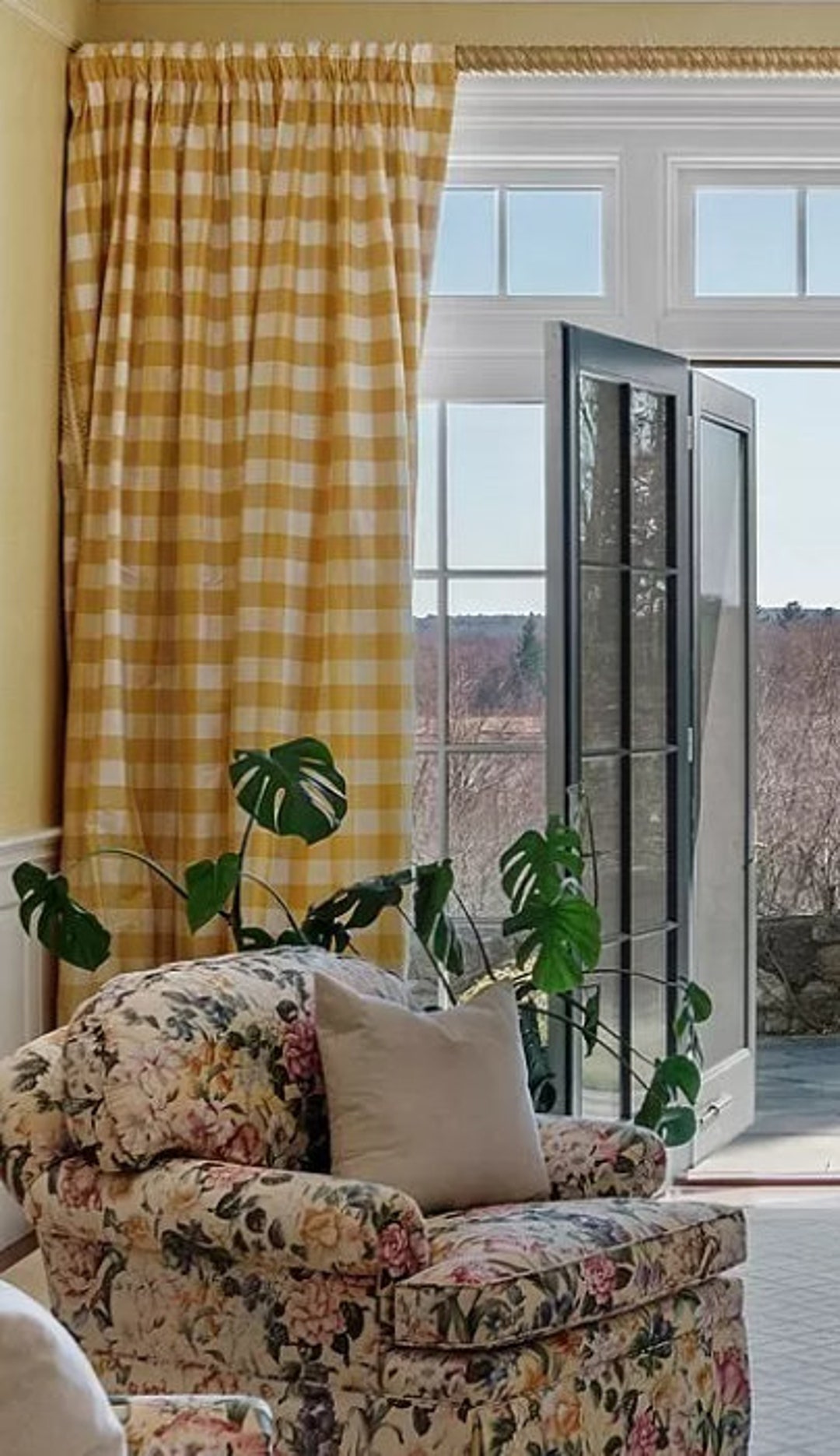 BUFFALO CHECK CURTAINS, 8 Colors, Plaid, Large Check, Buffalo Check ...