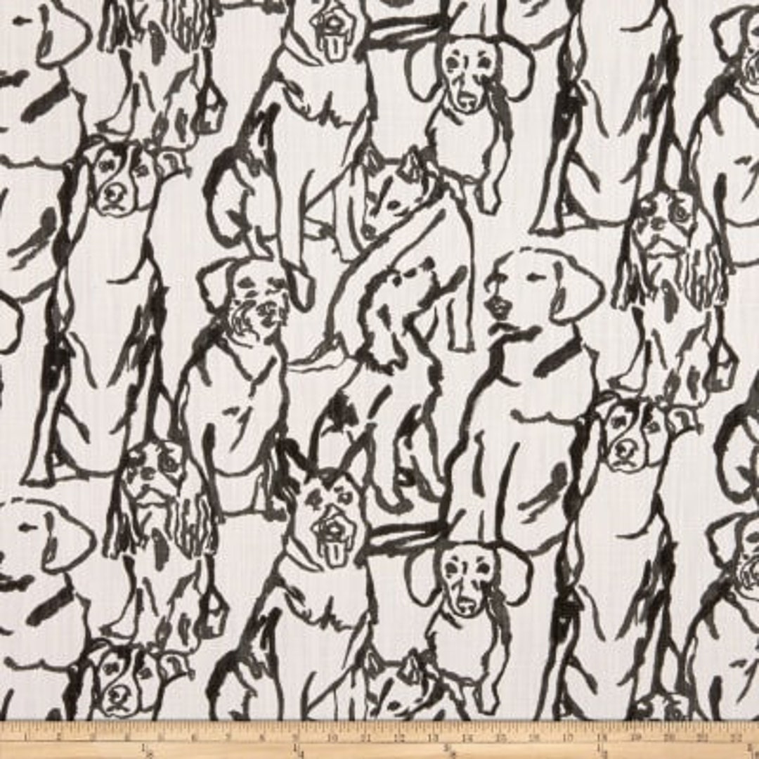 Black Curtains, Lacefield Best Friends Drapes, Dogs, K9, Canine, Living ...