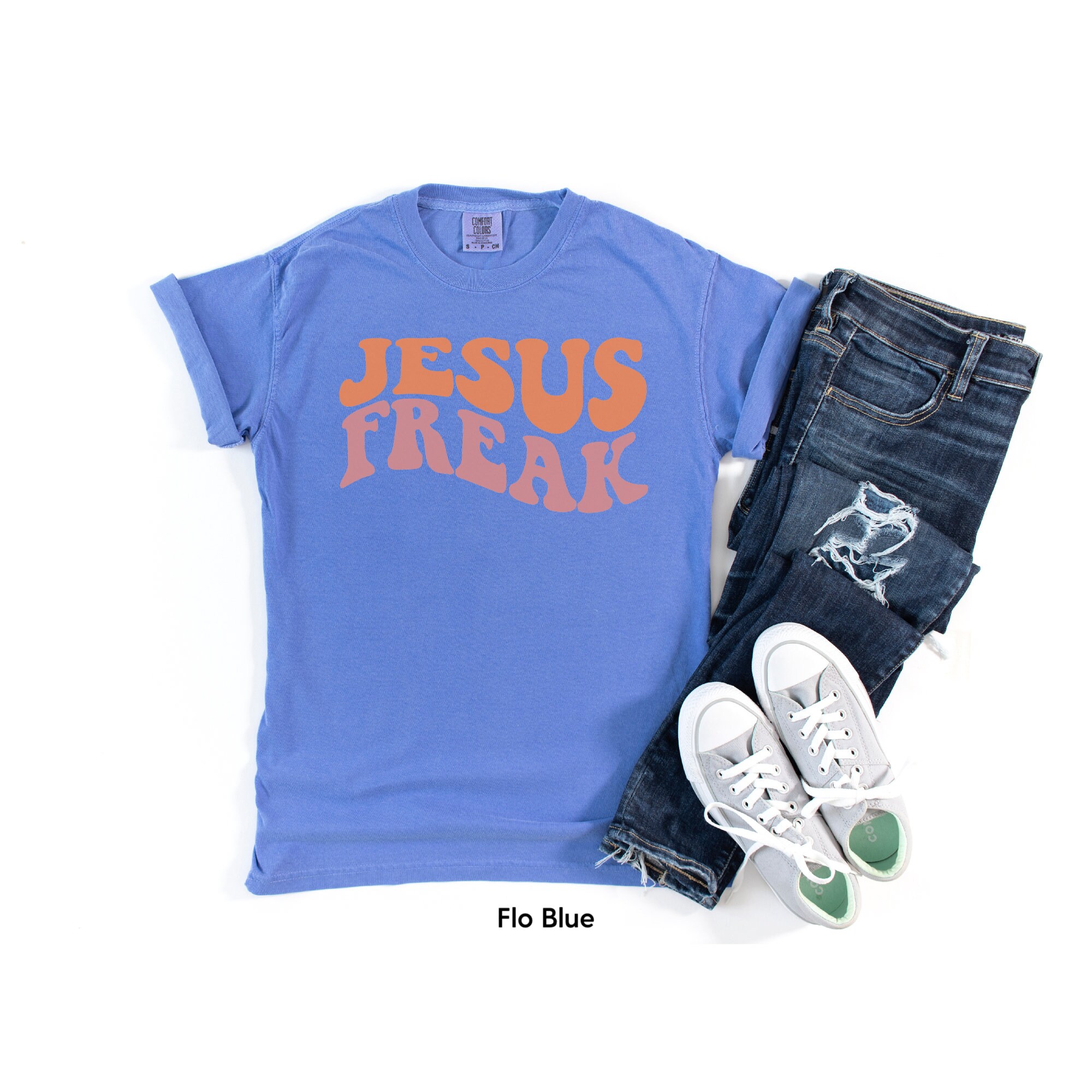 Jesus Freak 70's Tshirt, Seventies Shirt, Christian Tee, Comfort Colors ... Jesus Freak 70's Tshirt, Seventies Shirt, Christian Tee, Comfort Colors ...