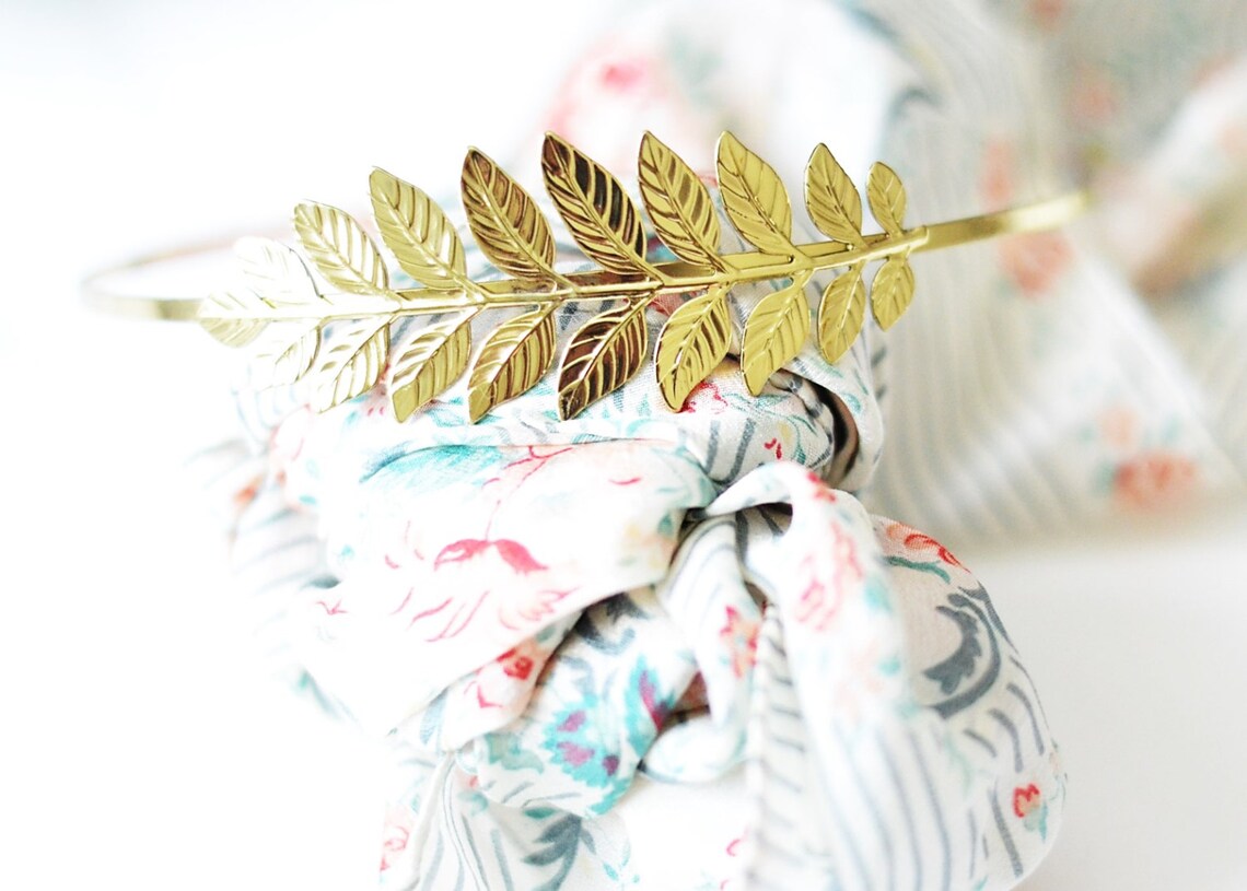 Fern Headband Grecian Headband Goddess Headband Woodland - Etsy