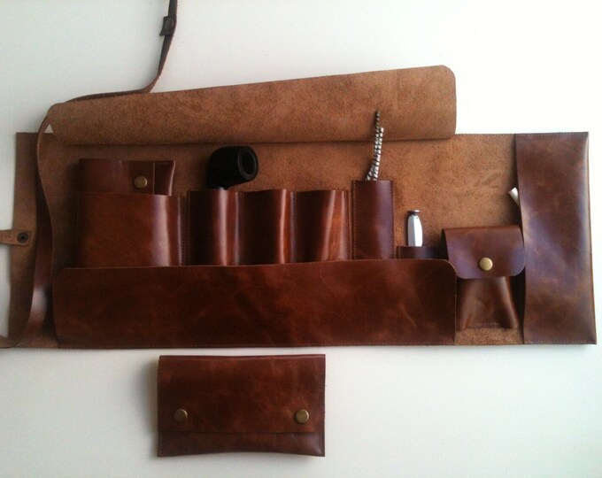 Leather Handmade Pipe Bag - Etsy