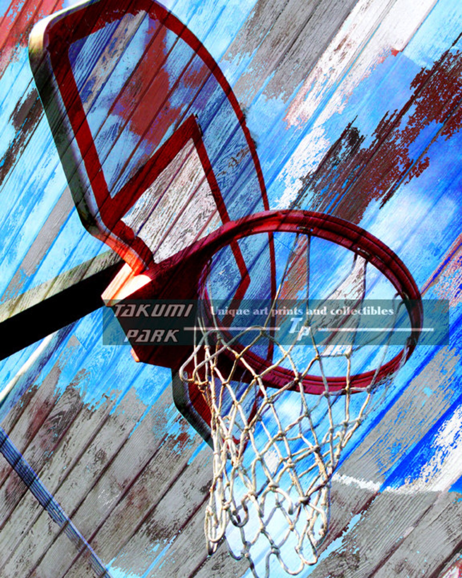 Sports Wall Decor, Basketball Art, Unique Modern Art, 8x10 Inch, 11x14 ...