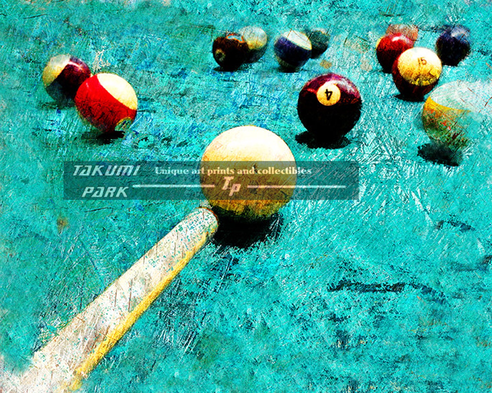 Billiards Artwork, Pool Room Decor, Home Decor, Wall Decor, Den Art ...