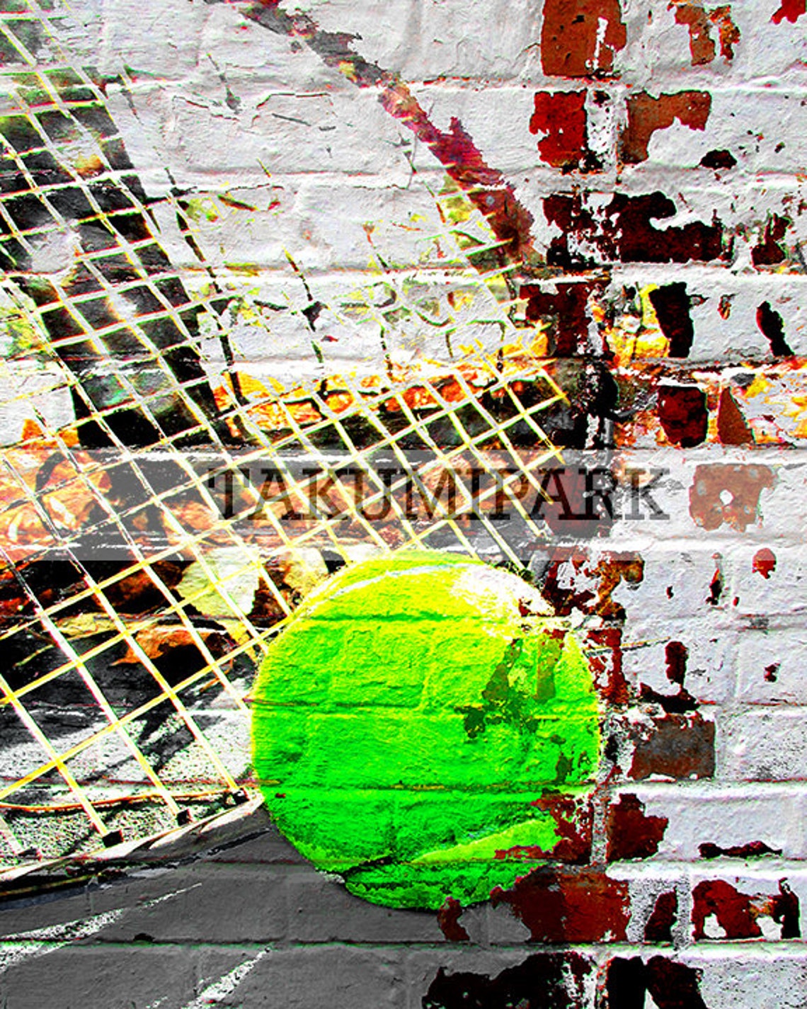 Tennis Picture, Sports Wall Art Print, Tennis Art, Gift Idea, Bedroom ...
