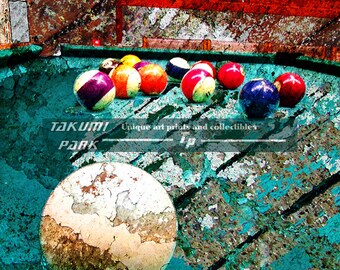 8 Ball Poster Modern Billiards Art, Pool Table Decor, Game Room Wall ...