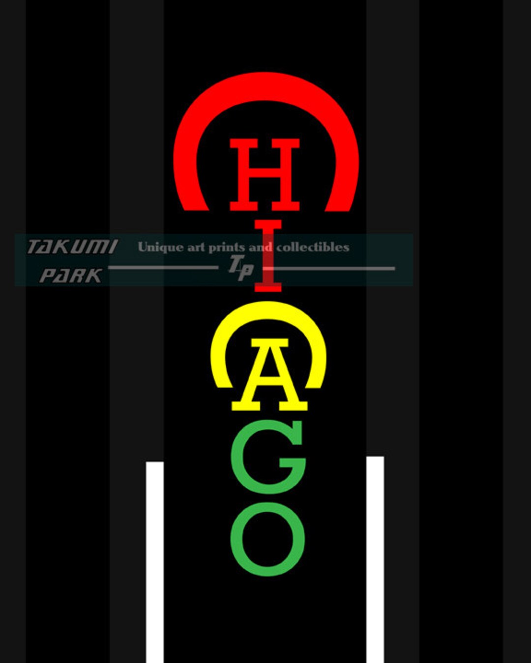 Chi Town Art, Chicago Art Print, Word Art, Text Art, City Art, Chicago ...