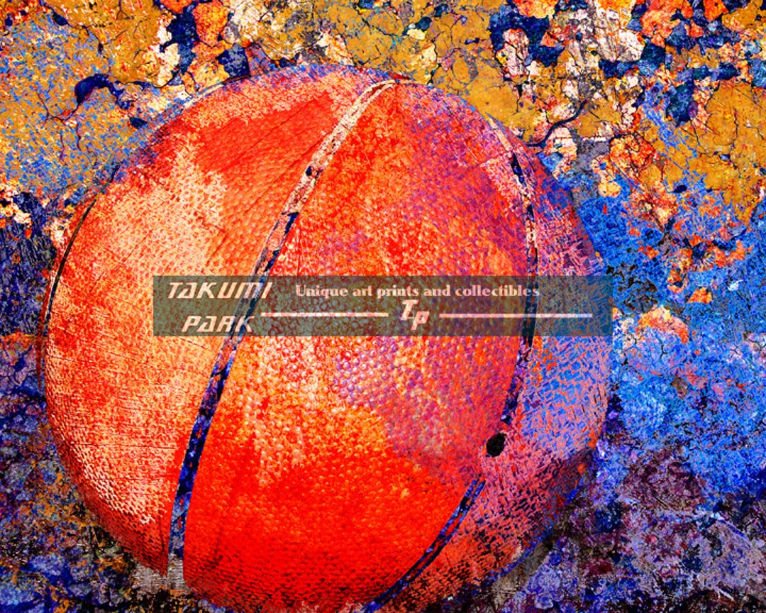 Basketball Man Cave Decor Colorful Sports Art Print Wall - Etsy