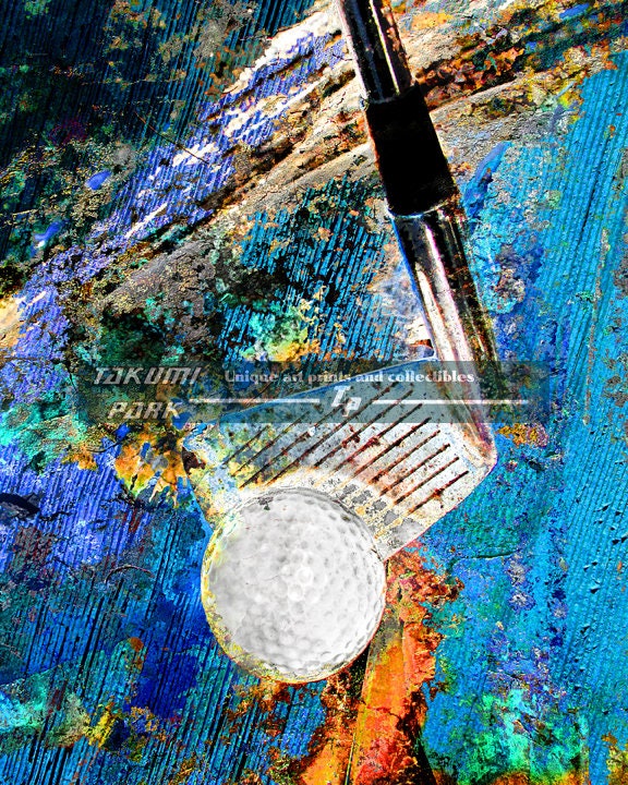 Golf Decor, Sports Photo Print, Unframed Artwork, Golfing Art, Mancave ...
