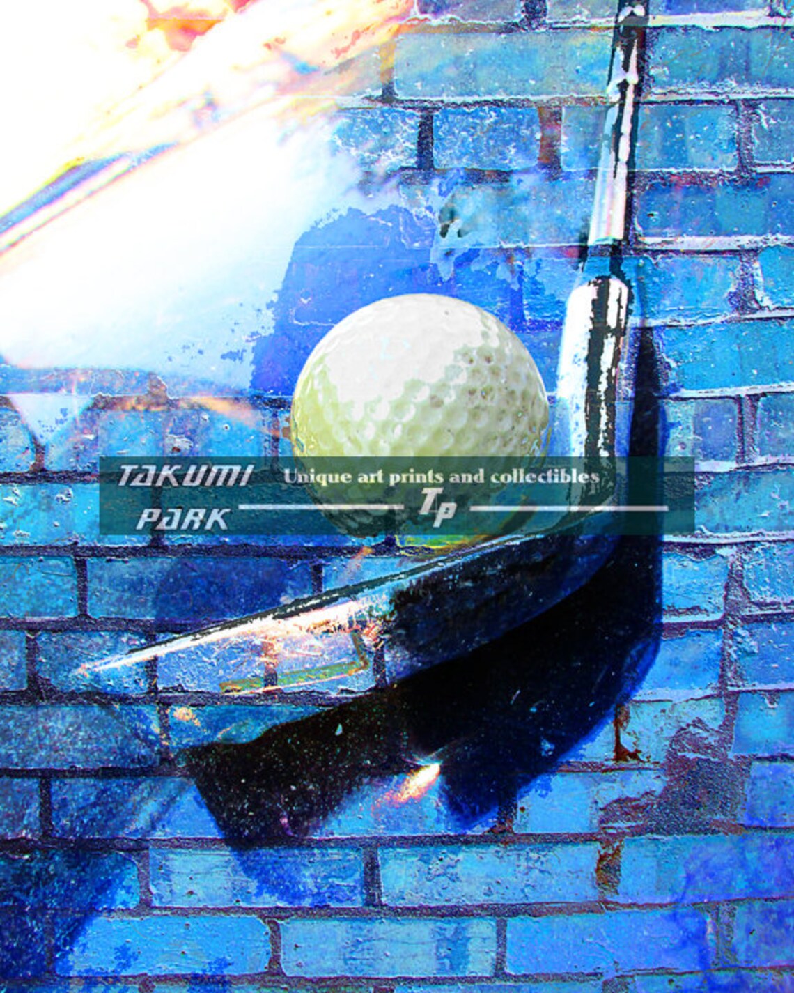 Urban Golfing Art, Sports Wall Art Print, Photo Print, Unframed Golfing ...