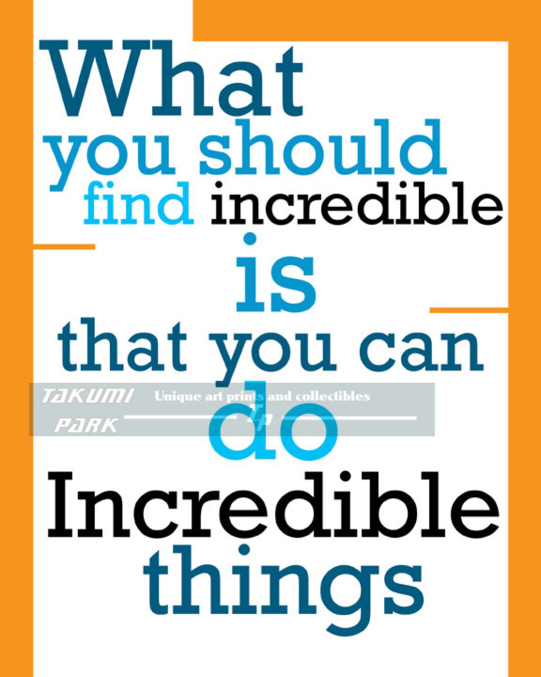 Inspiration, Quote Art Print, Home Decor, Wall Art, Cubicle Decor, Word ...