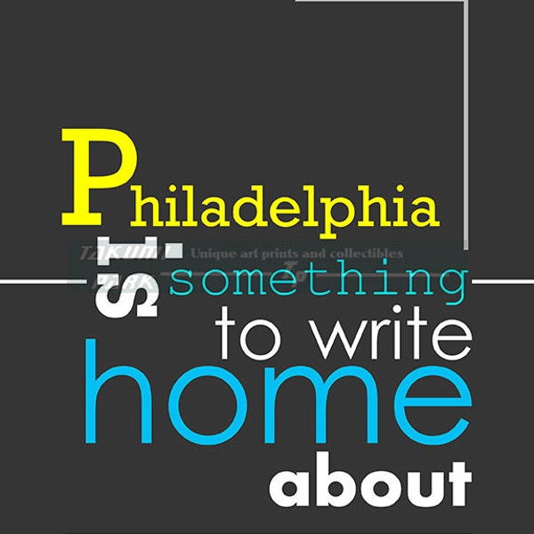 Philly Word Art - Etsy