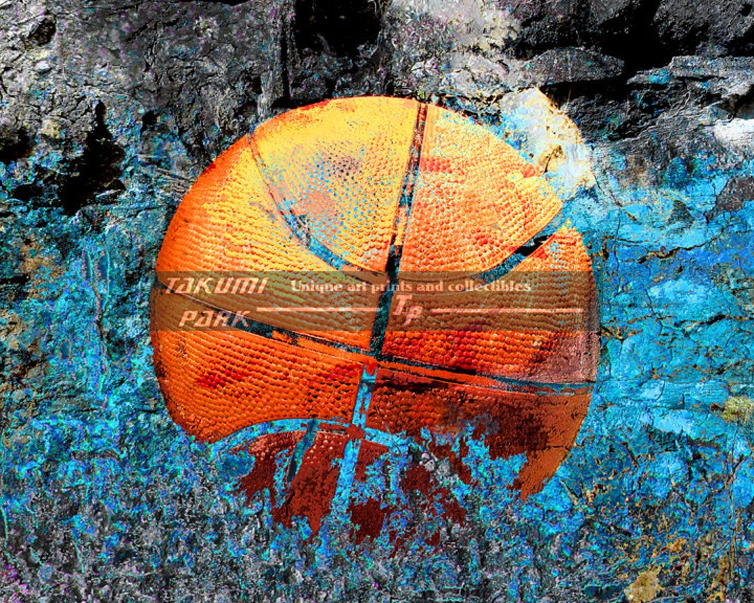Basketball Print Artwork Sports Photo Print Unframed Wall - Etsy