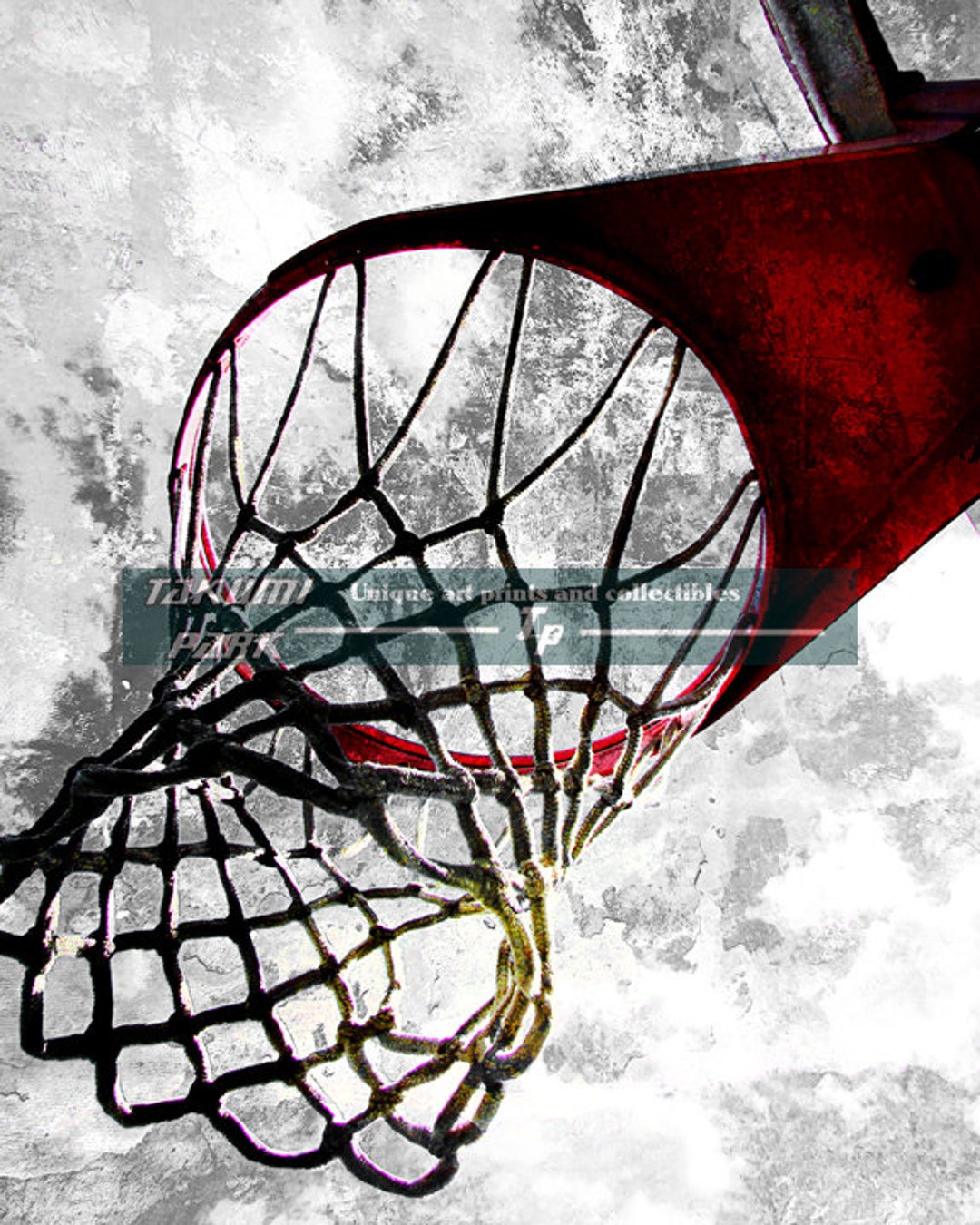 Modernized Street Art, Basketball Photo Print, Sports Wall Art, Home ...