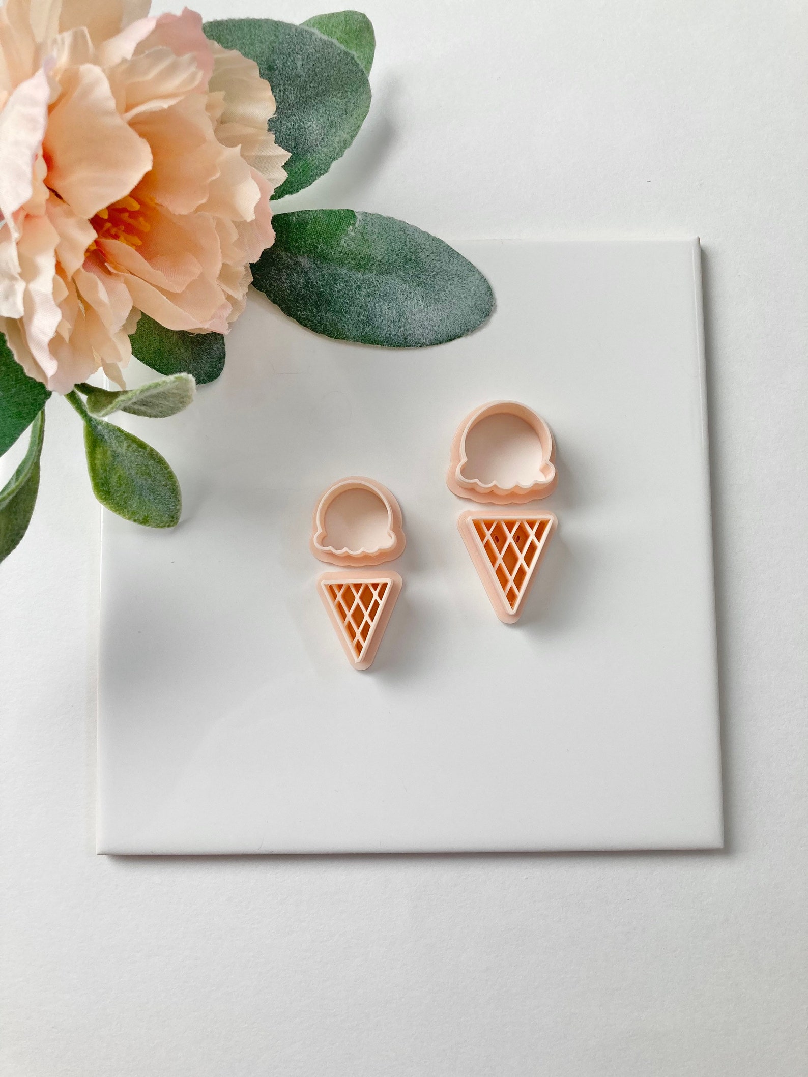 Ice Cream Cone Clay Cutter Set for Polymer Clay Earring Making - Etsy