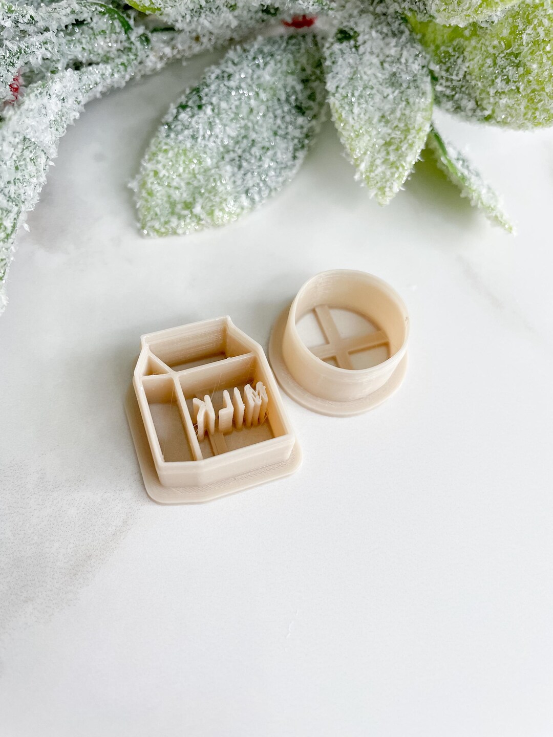 Milk & Cookies Clay Cutters - Embossed Sharp Polymer Cutters - Food ...