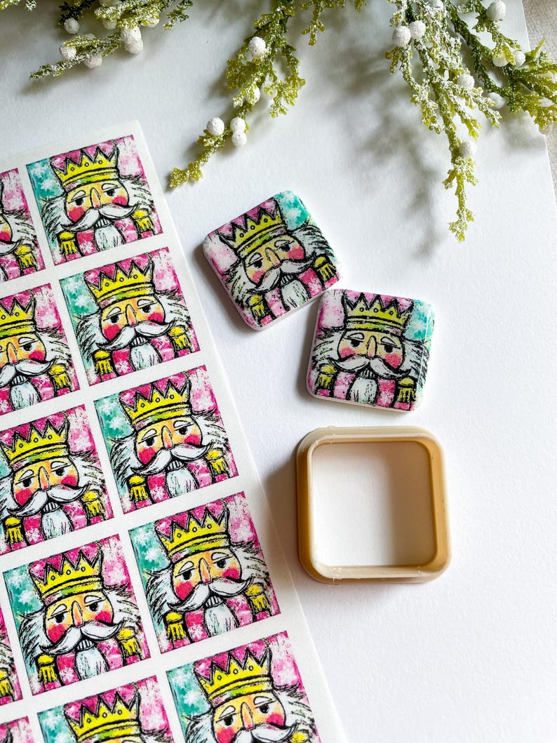 Nutcracker Clay Cutter & Magic Transfer Paper: Earring Making Set - Etsy