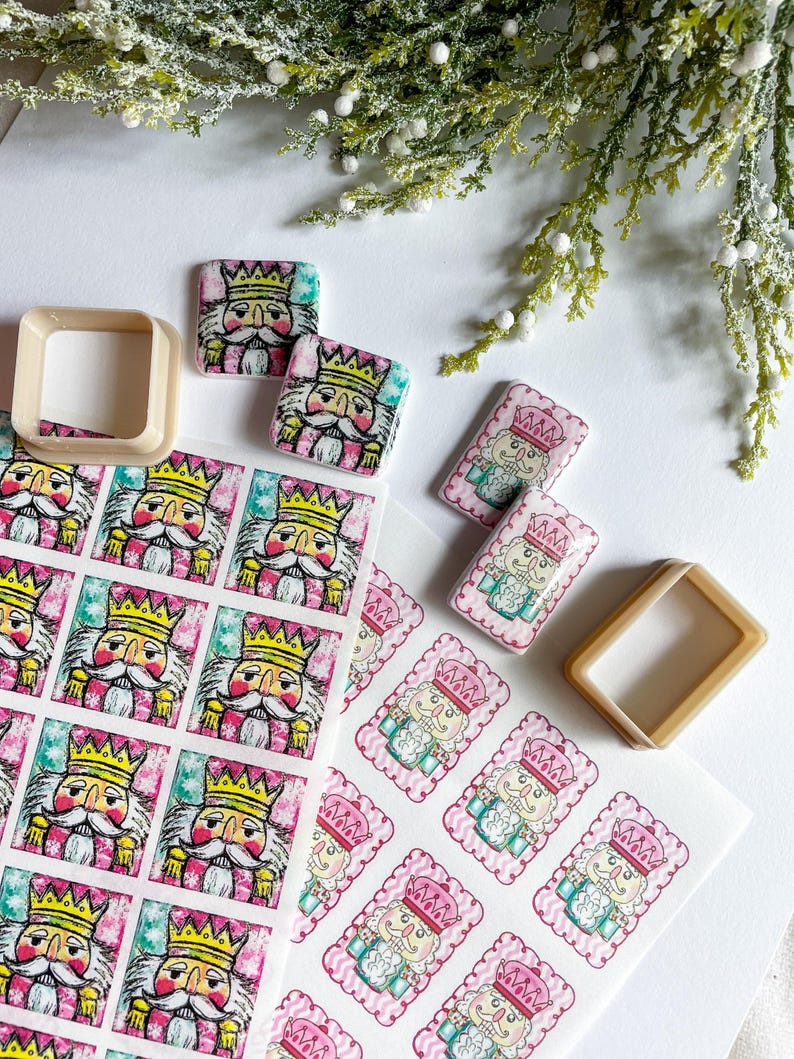 Nutcracker Clay Cutter & Magic Transfer Paper: Earring Making Set - Etsy