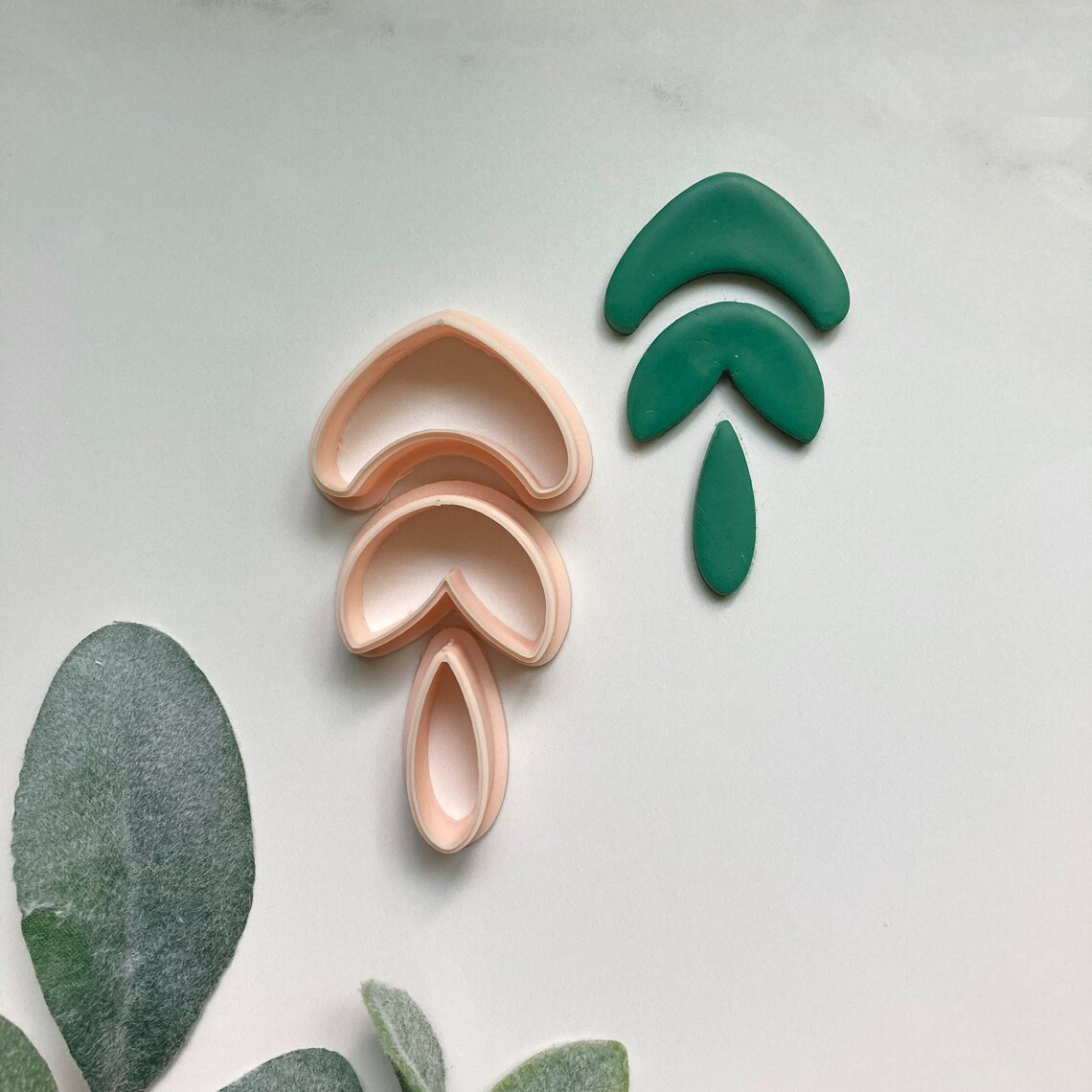 Stella Clay Cutter Set Teardrop Polymer Clay Cutter Dangle - Etsy