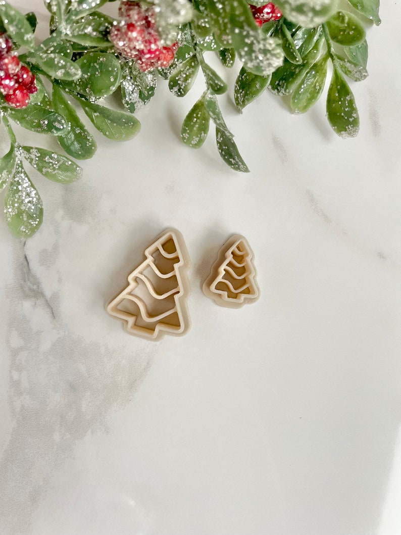 Christmas Tree Clay Cutter: Sharp Polymer Clay Earring Tool - Etsy