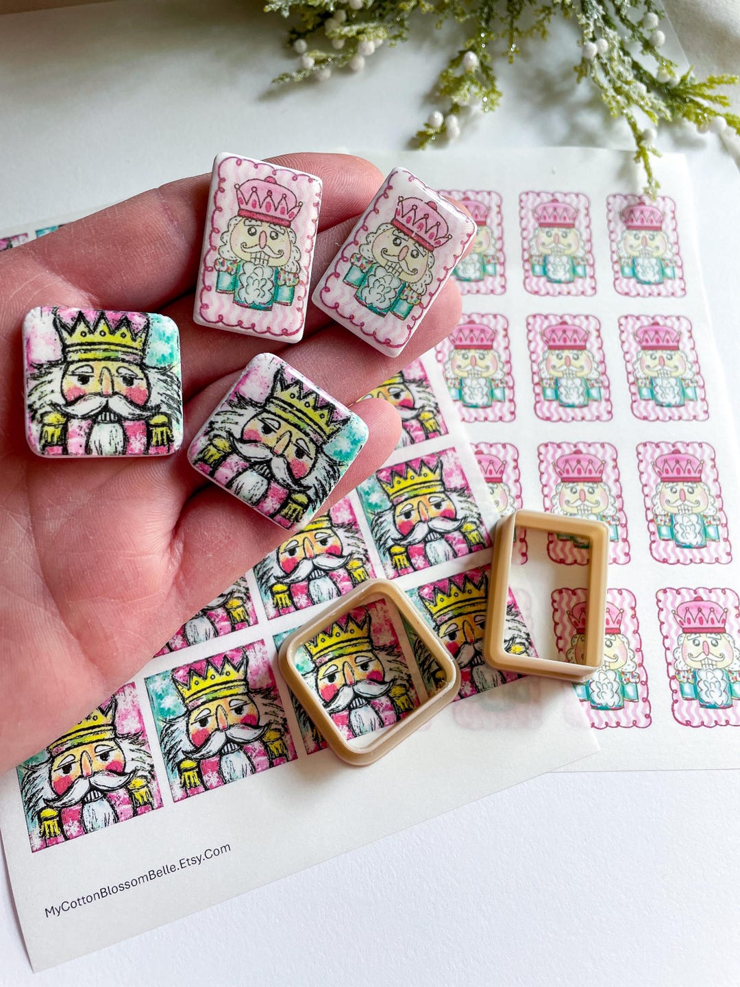 Nutcracker Clay Cutter & Magic Transfer Paper: Earring Making Set - Etsy
