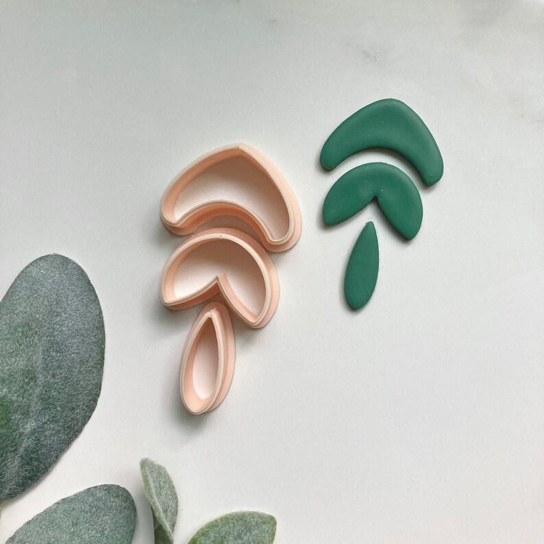 Stella Clay Cutter Set Teardrop Polymer Clay Cutter Dangle - Etsy