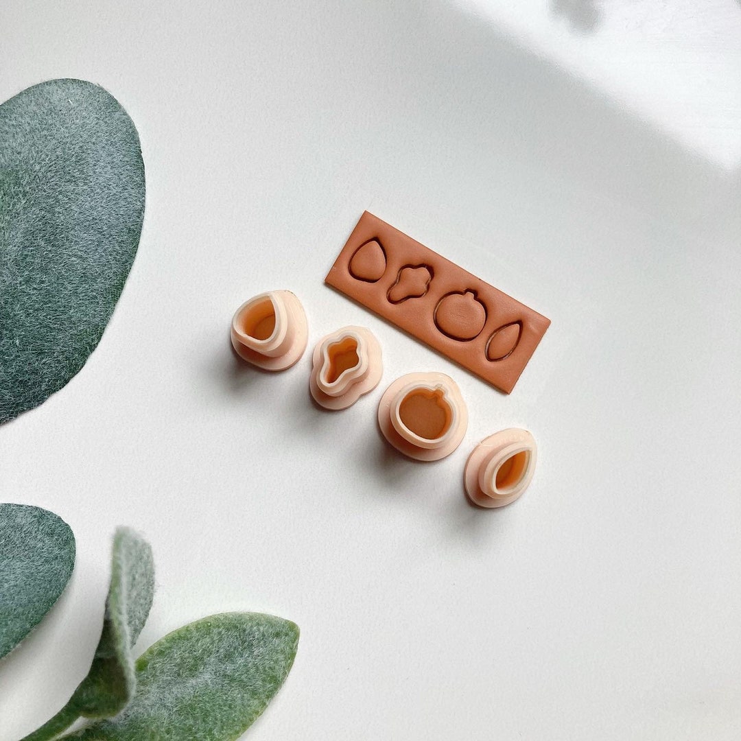 Fall Micro Clay Cutter Set - Micro Pumpkin - Tiny Clay Cutters - Micro ...