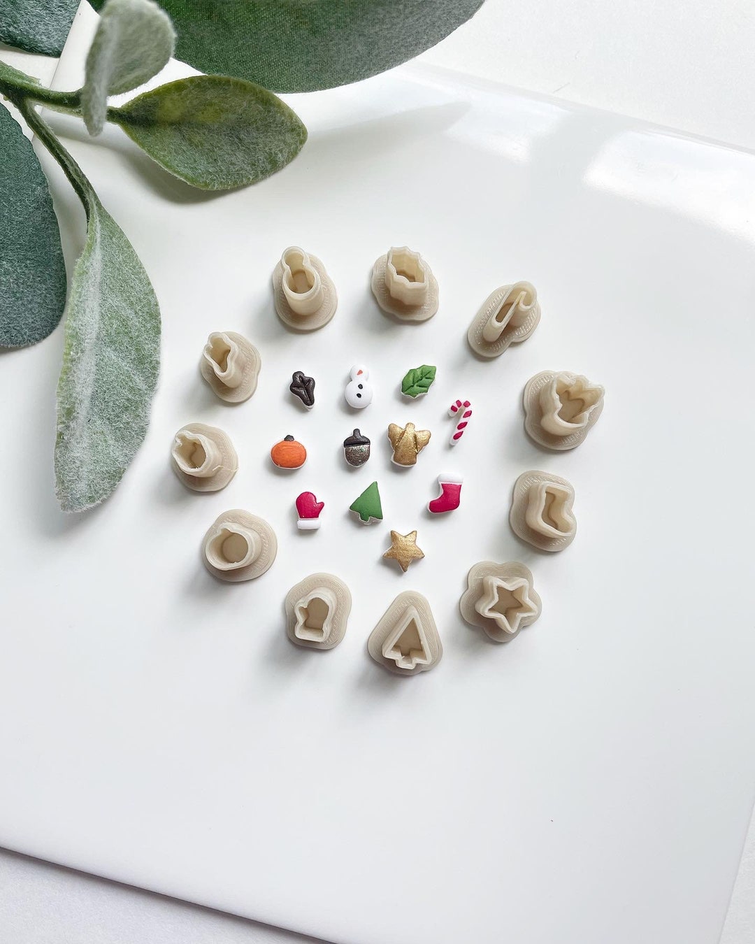 Micro Clay Cutters - Christmas - Fall - Holiday - Sharp Cutters - .4mm ...