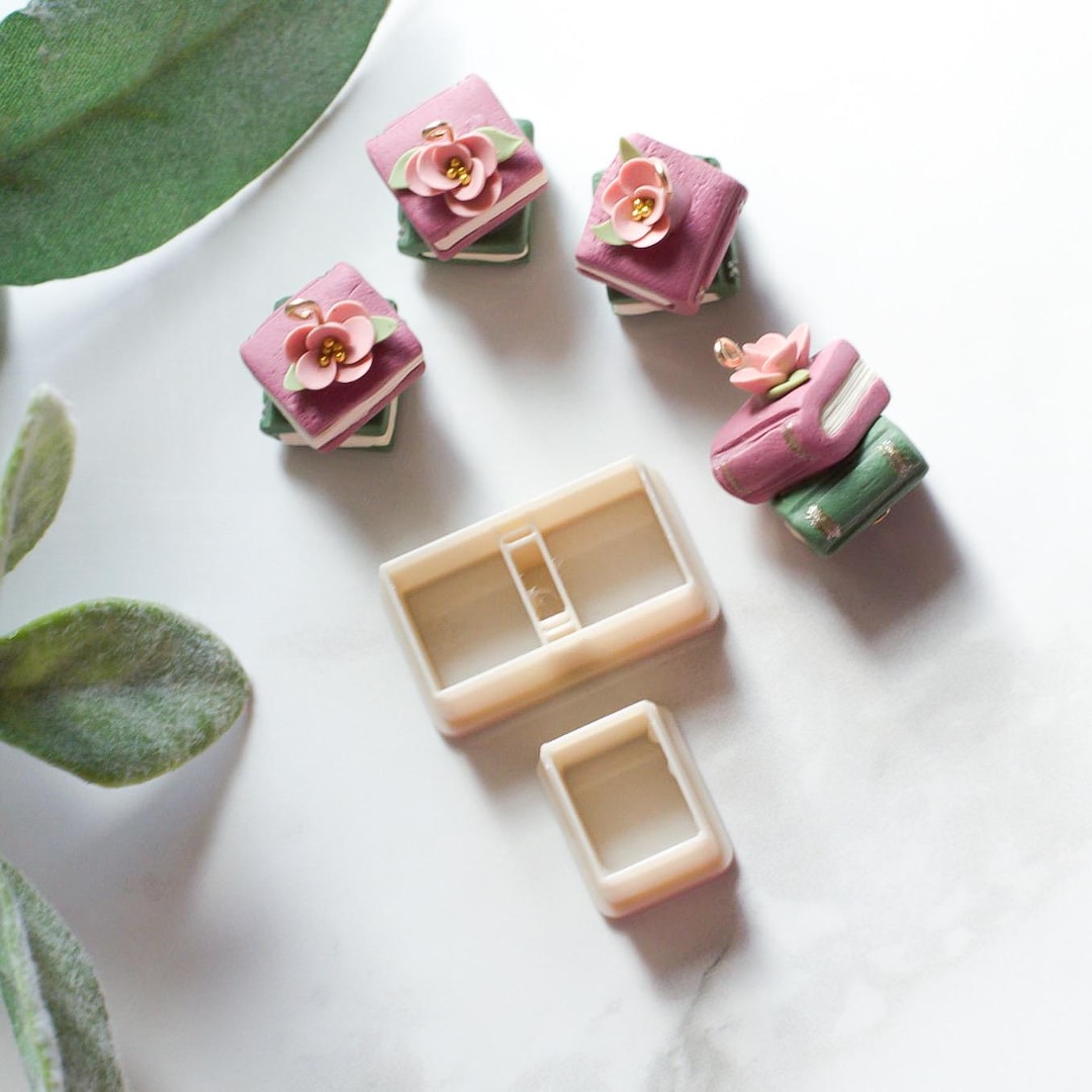 Book Clay Cutter Set: Cottagecore Polymer Clay Cutters - Etsy