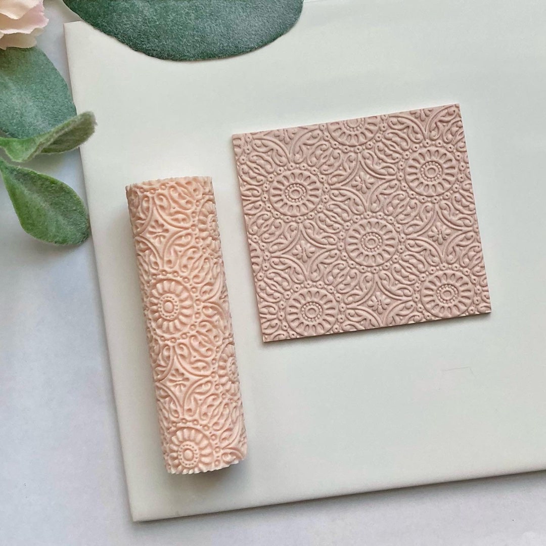 Filigree Texture Roller: Polymer Clay Embossing Tool - Etsy