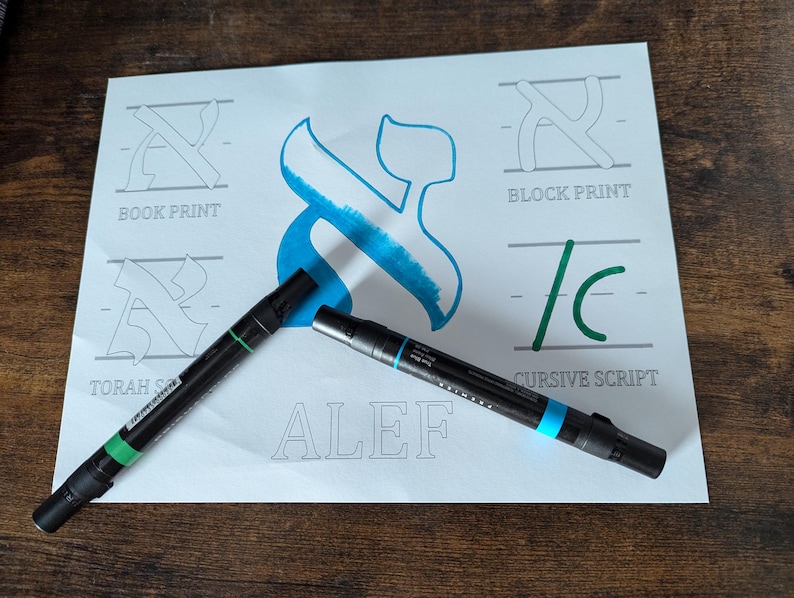 Hebrew Alphabet Coloring Sheets - Etsy