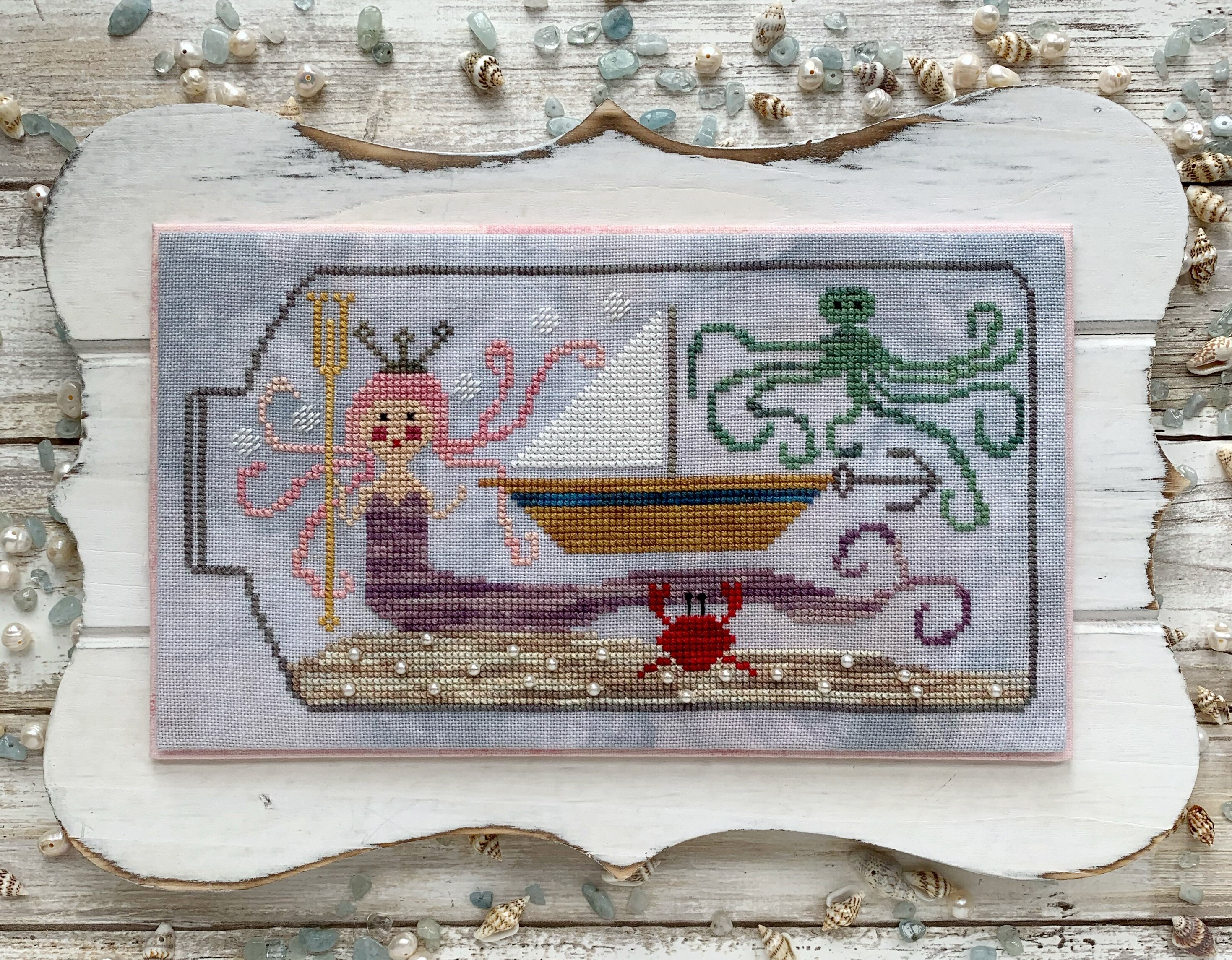 Bubbles Under The Sea PDF Cross Stitch Chart — Lucy Beam
