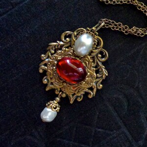 Lamia Necklace and Earrings Set - Medieval, Renaissance, Elizabethan ...