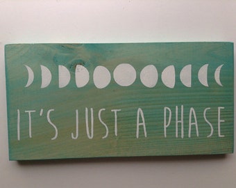 Just a phase moon | Etsy