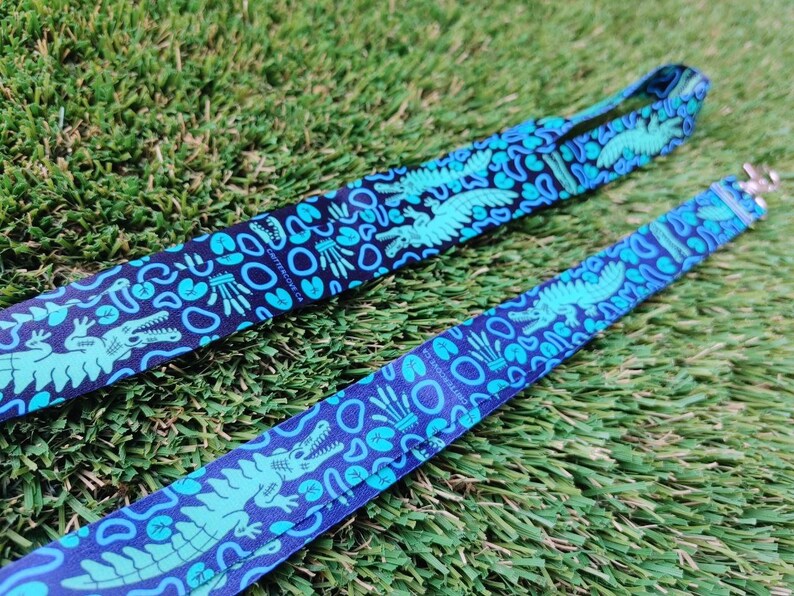 Swamp Gator Lanyard / With Lobster Clasp / Aesthetic - Etsy