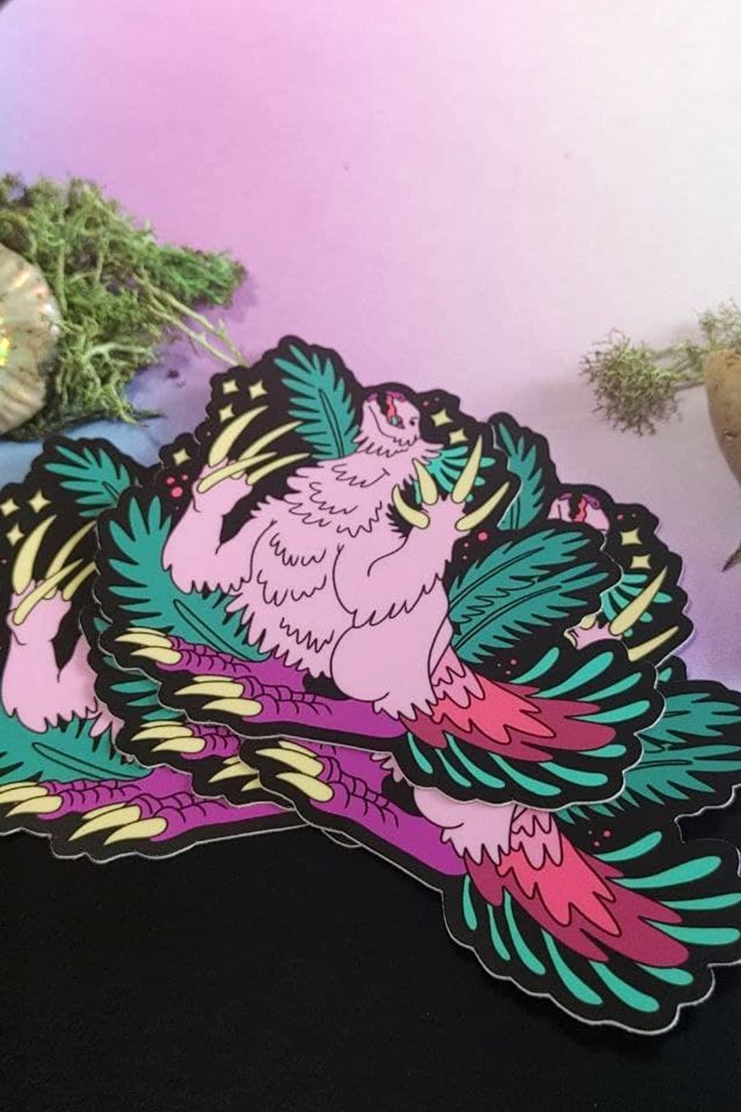 Therizinosaurus Theri Dinosaur Paleo Handmade Waterproof Vinyl Sticker ...