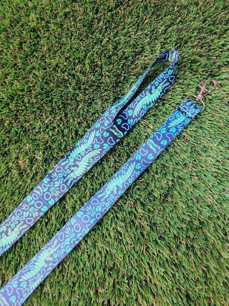 Swamp Gator Lanyard / With Lobster Clasp / Aesthetic - Etsy