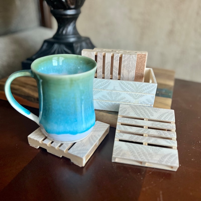 Mini Pallet Coaster - Etsy