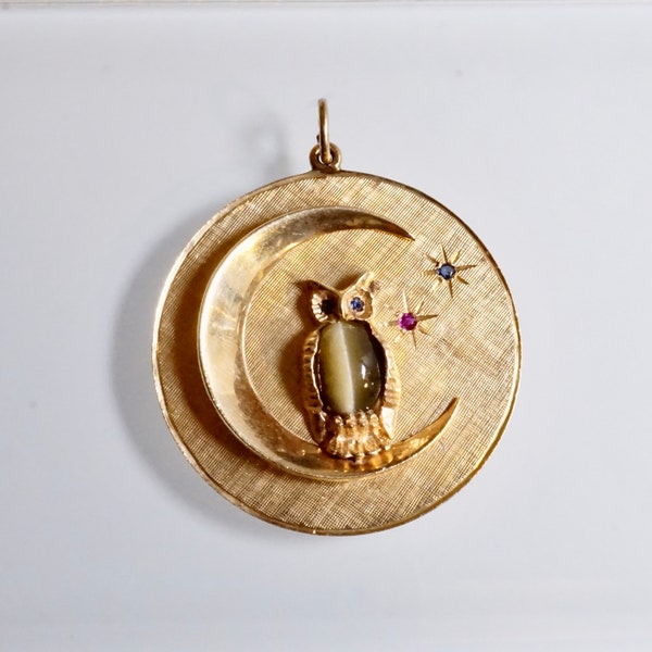 14k Gold Animal Pendant - Etsy