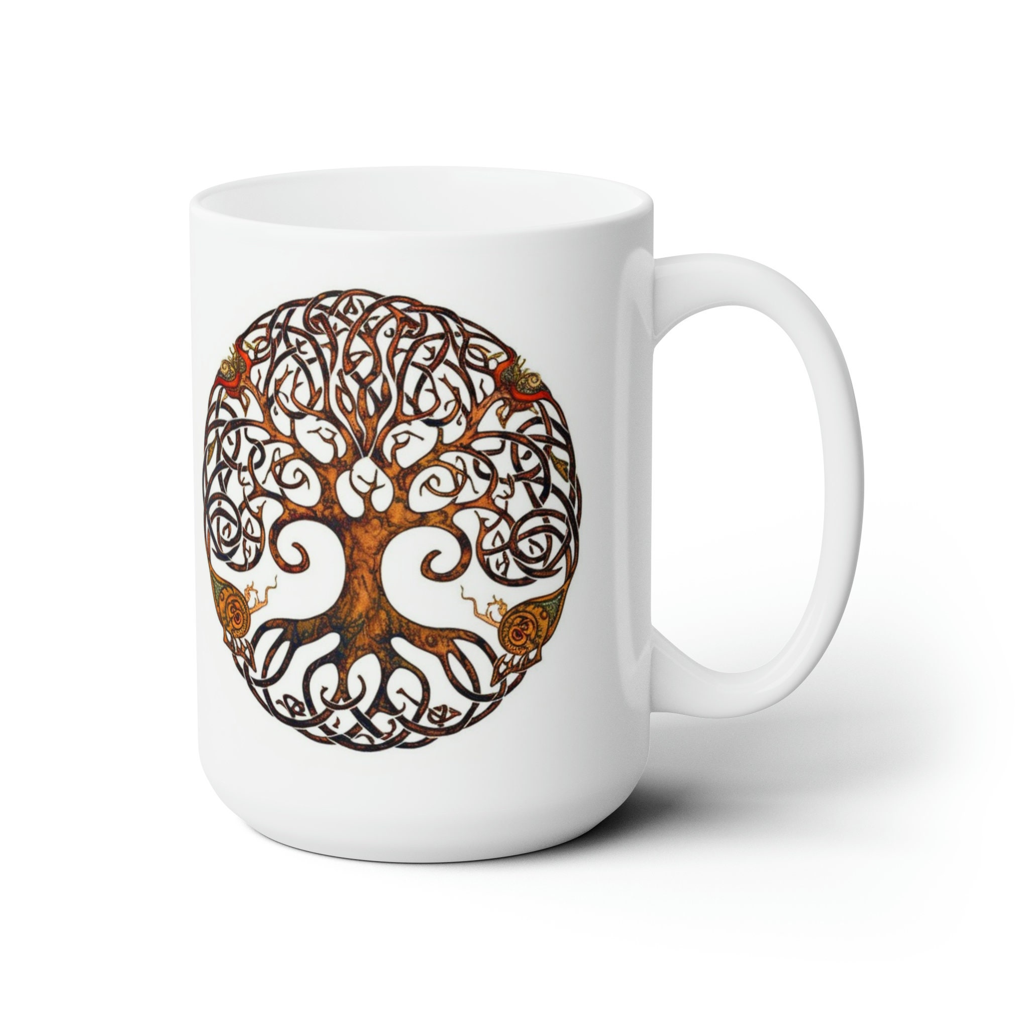 Celtic Tree of Life Coffee Mug Tree of Life Coffee Ceramic - Etsy