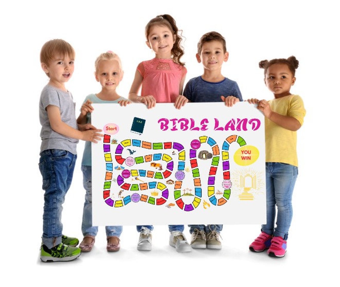 Printable Books of the Bible Board Game Poster (candy Land) for Sunday ...
