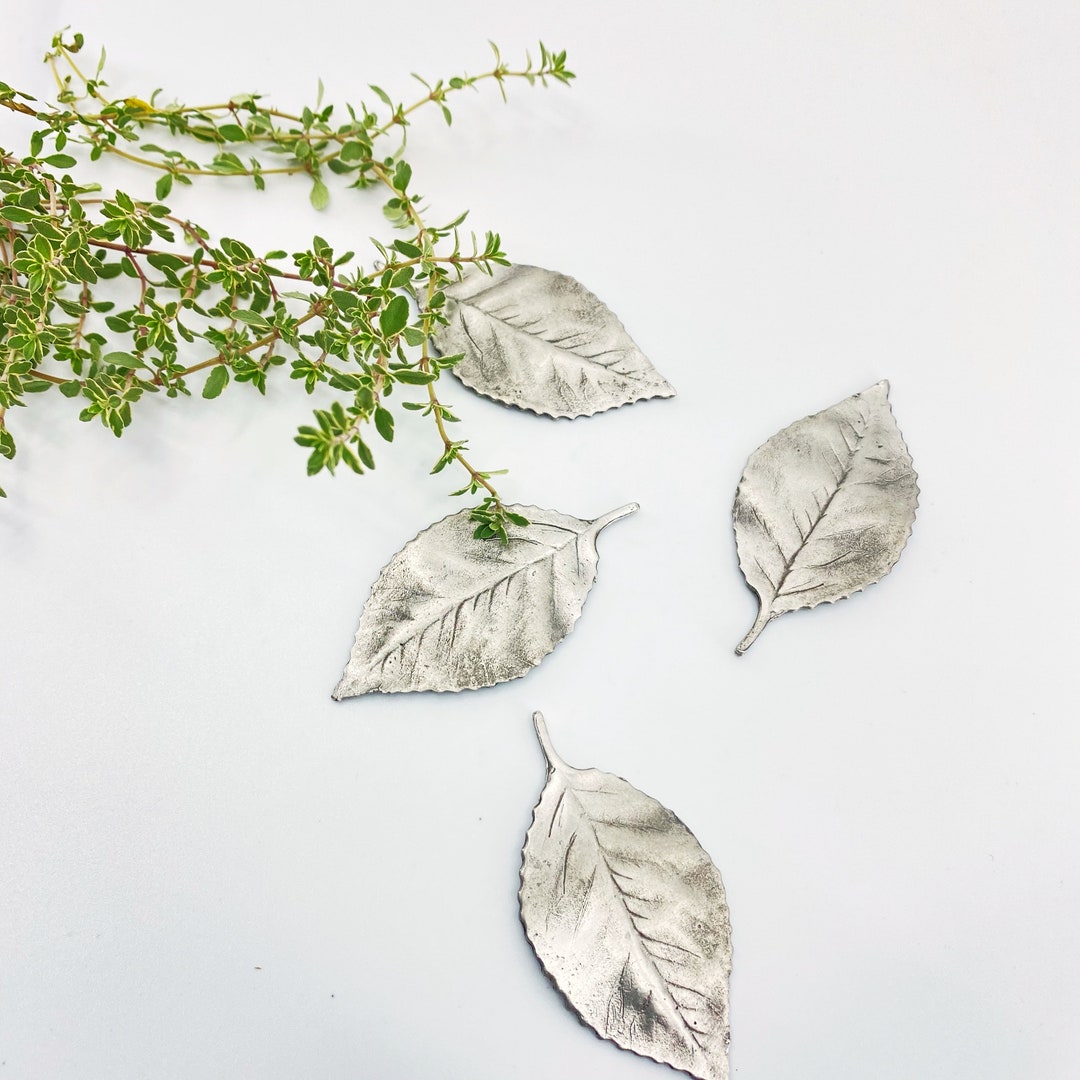 Leaf Magnets - Fun Handmade Pewter Personalized Gift - Picture Frame ...