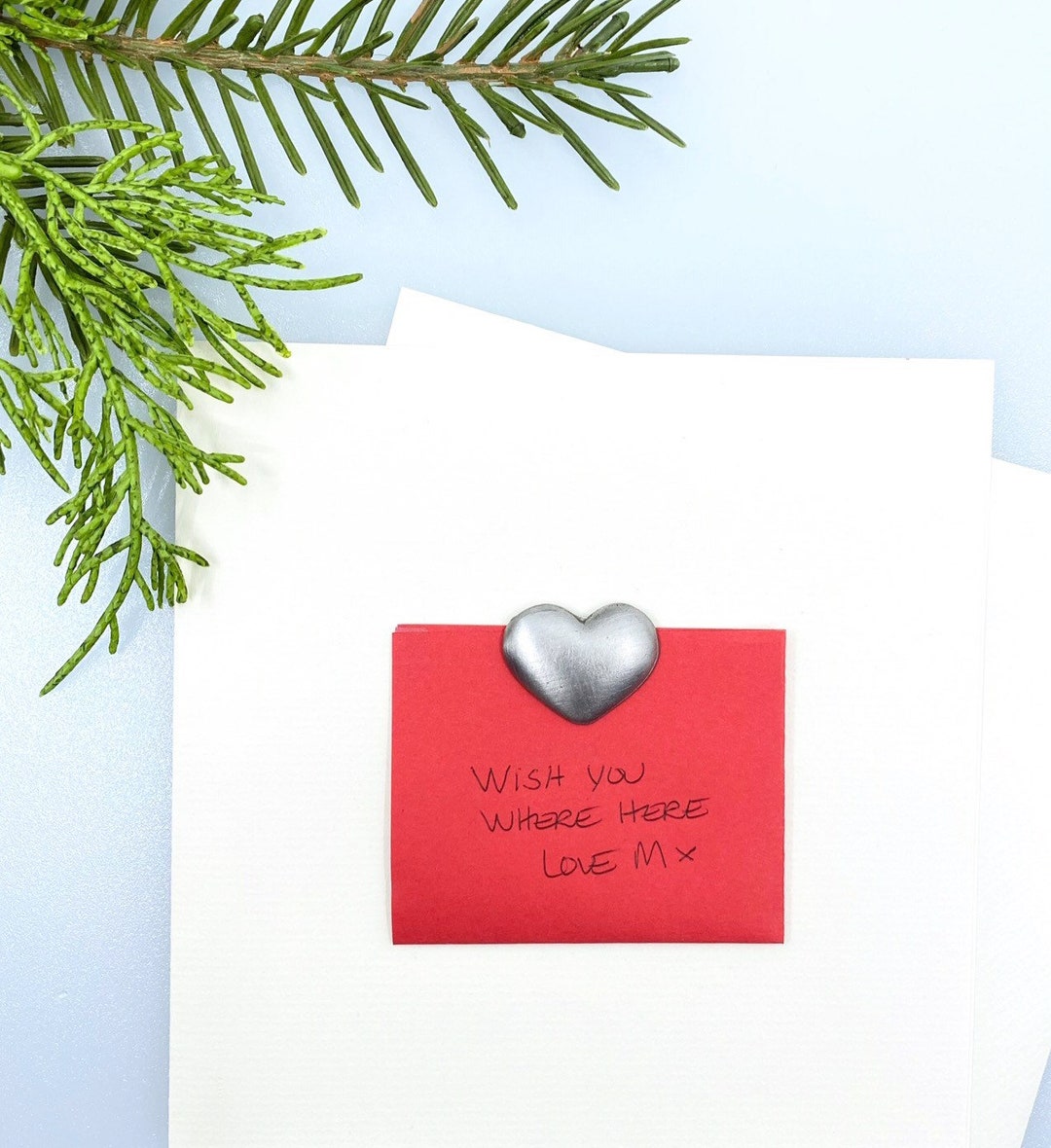 Heart Magnet - Love Union Family Celebration - Handmade Metal Unit ...