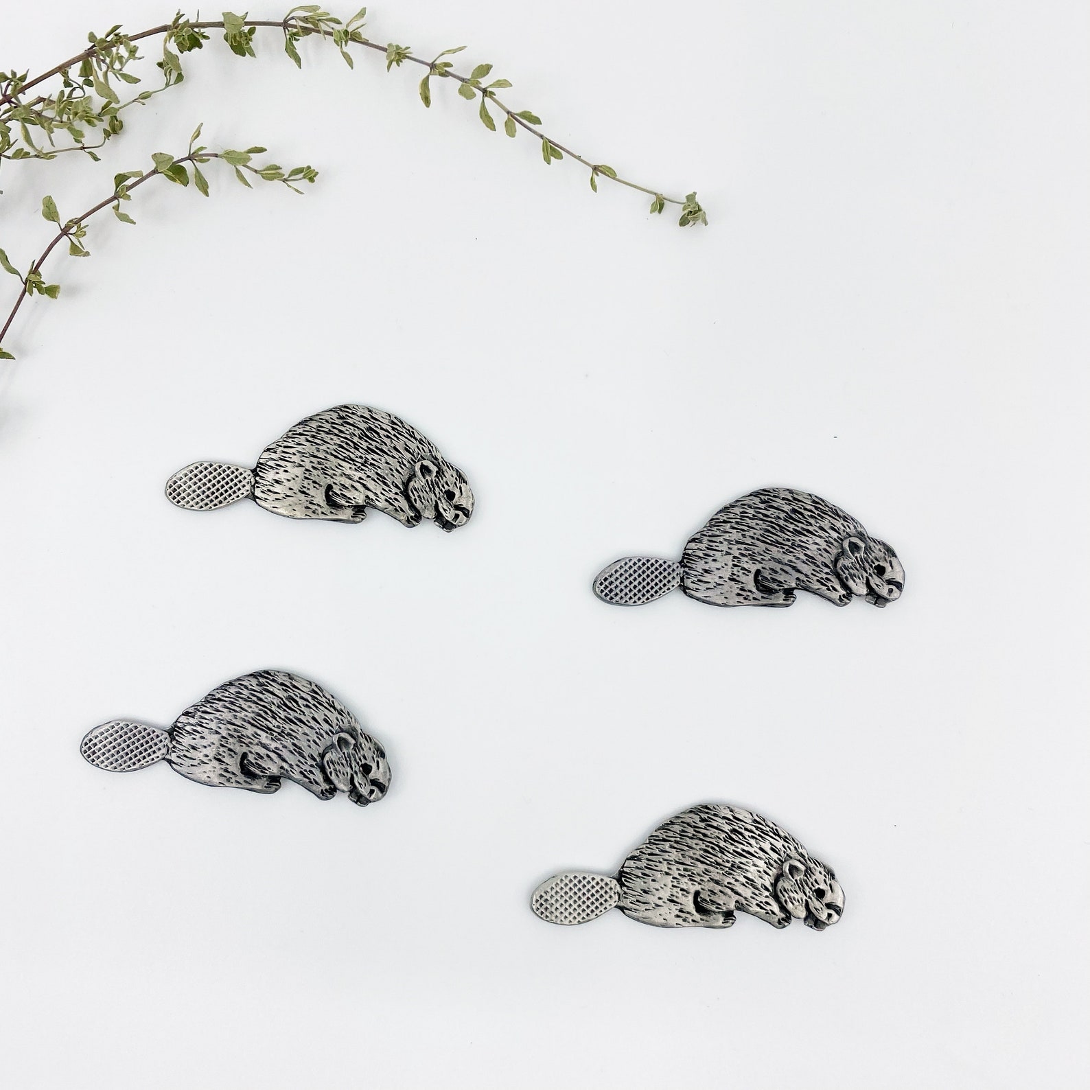 Beaver Magnet Handmade Metal Unit for Fridges and Steel | Etsy