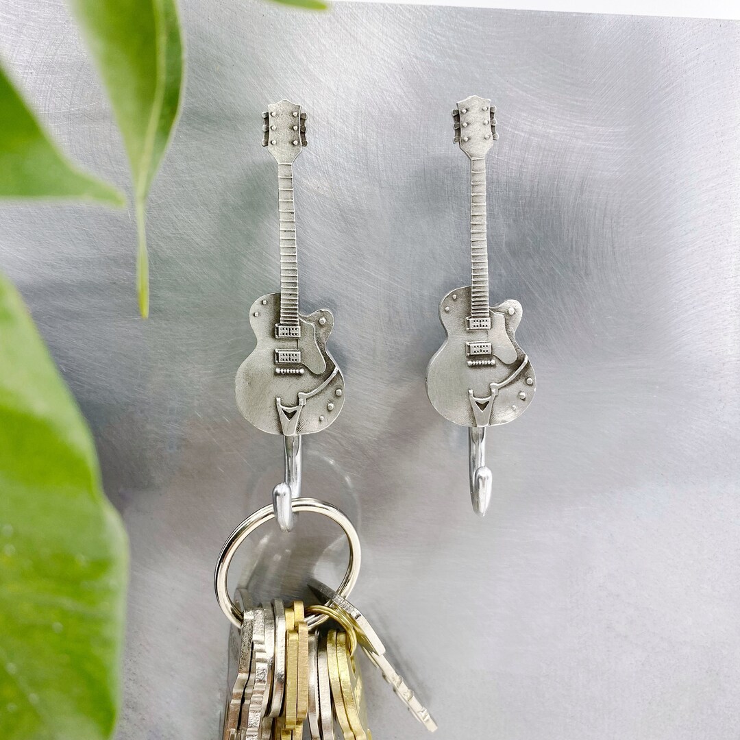 Electric Guitar- Key Holder - Magnetic Key Hook - Magnetic Hanging Hook ...