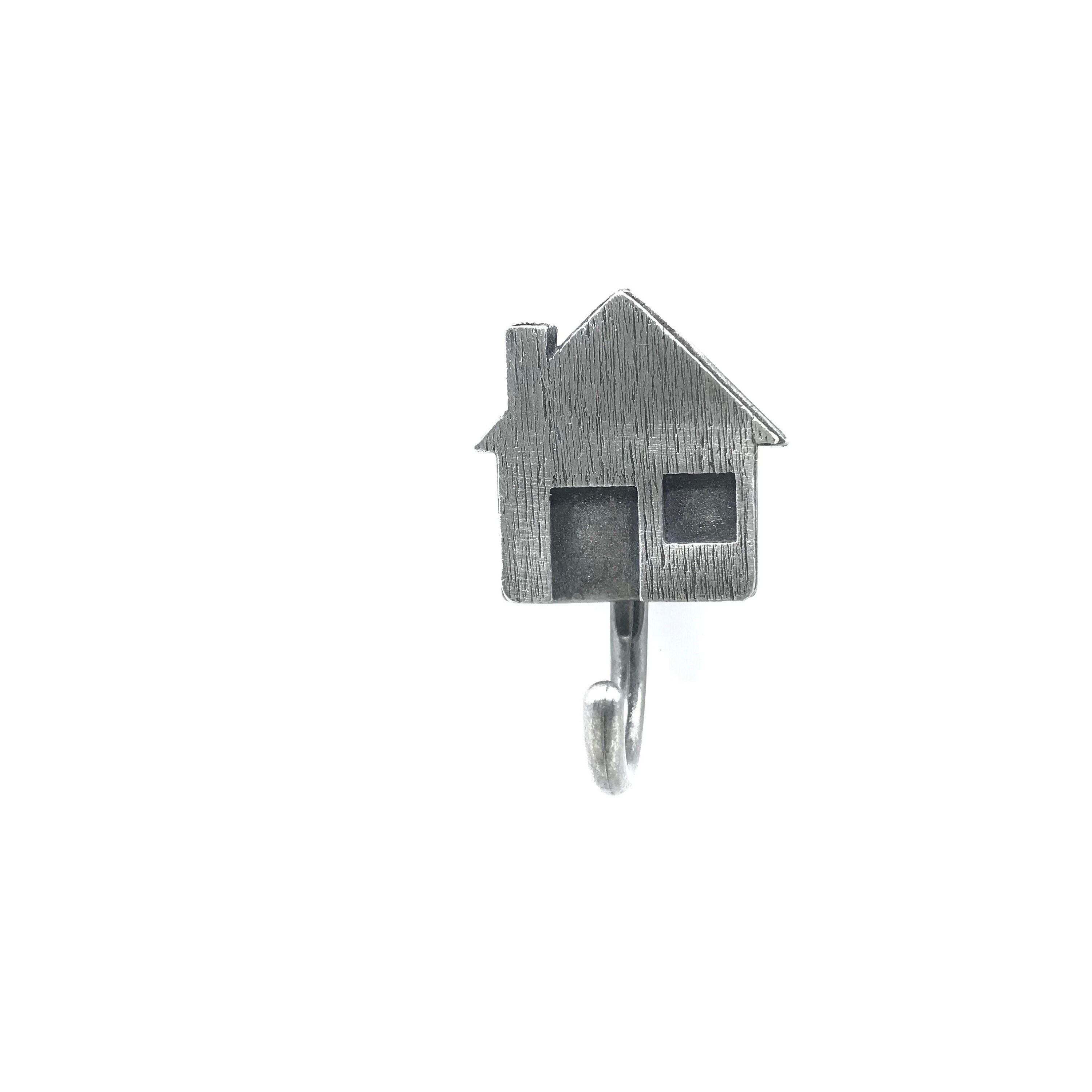 Magnetic House Key Holder – Handmade Pewter Wall and Hanging Hook for ...