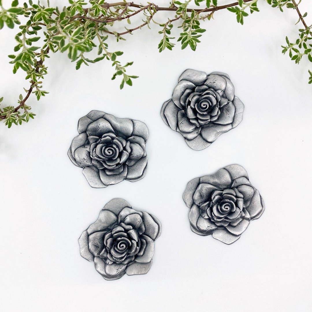 Rose Magnet - Flower Botanic-handmade Flower Gift -cute Fridge Magnets ...