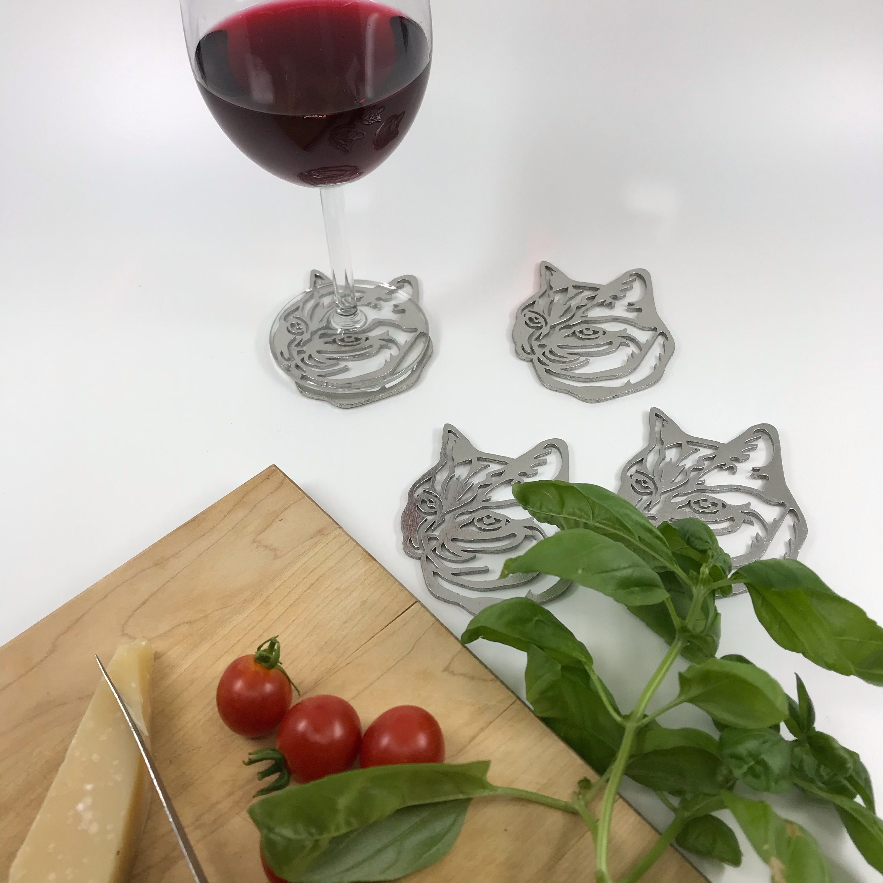 Cat Coasters-drink Coasters, Cool Coasters, Table Coasters, Modern ...