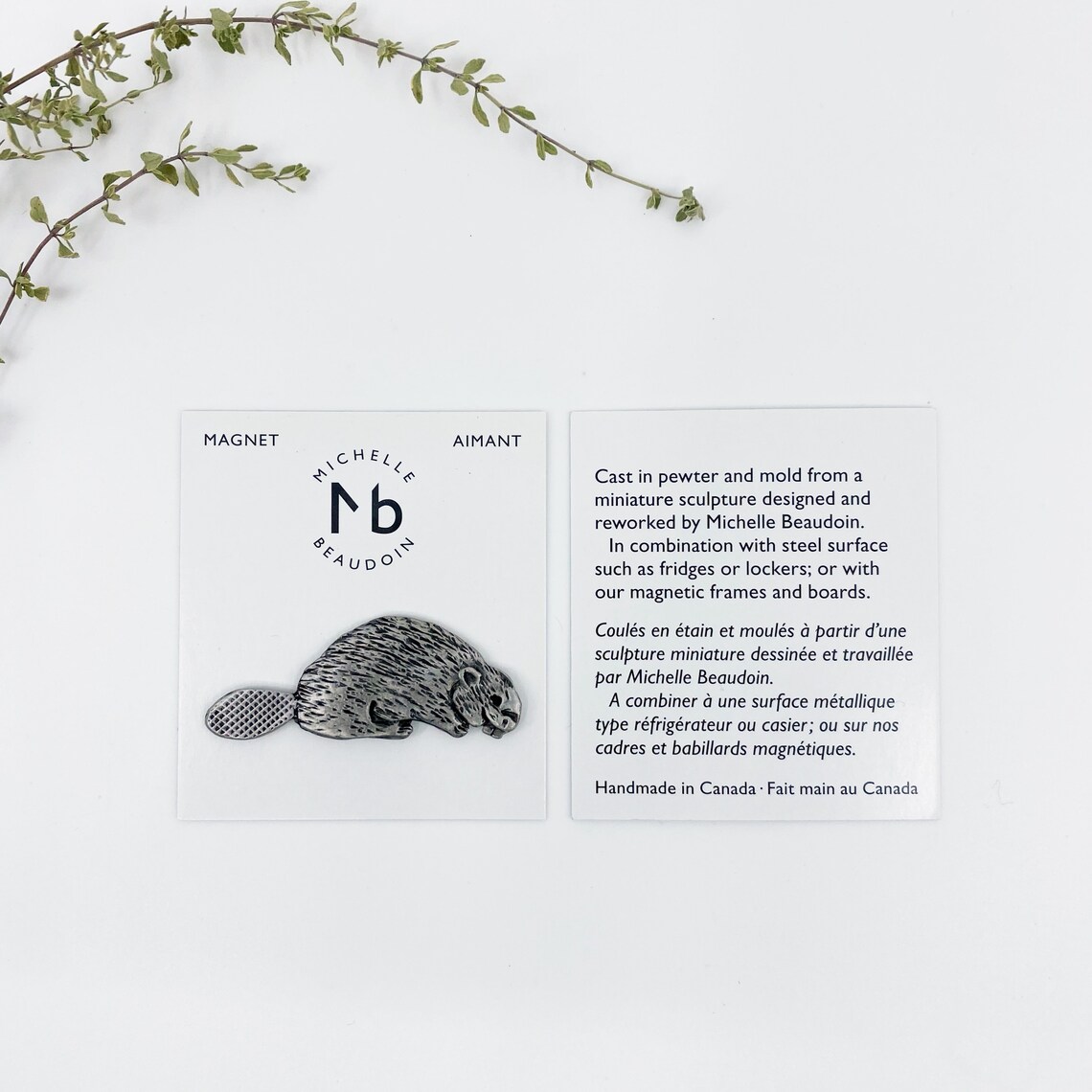 Beaver Magnet Handmade Metal Unit for Fridges and Steel | Etsy