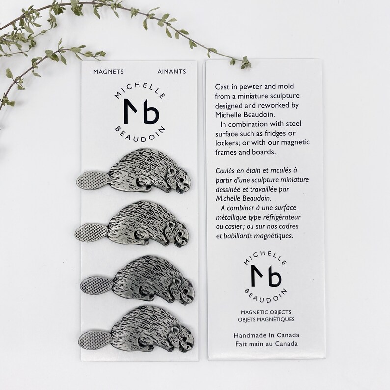 Beaver Magnet Handmade Metal Unit for Fridges and Steel | Etsy