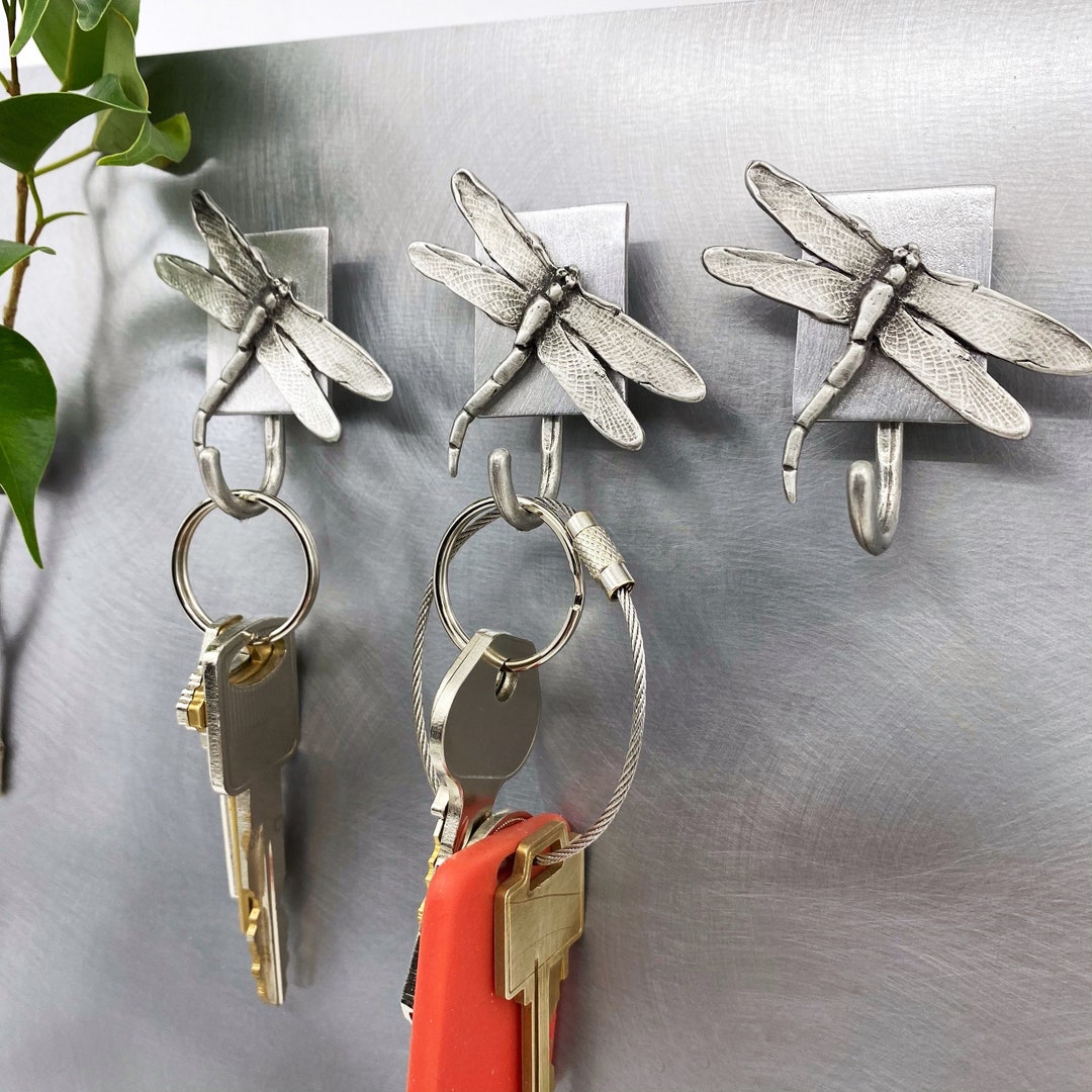 Dragonfly Gift, Hanging Hooks, Magnetic Hooks, Key Hooks, Decorative ...